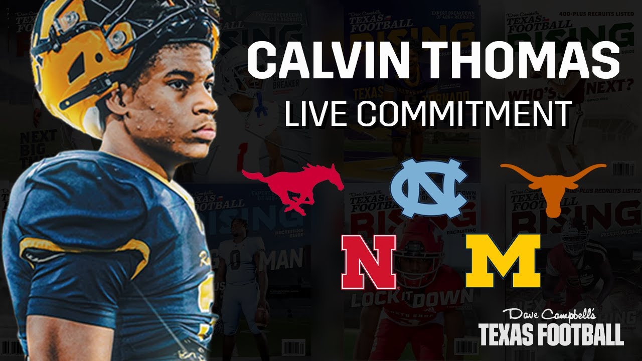 LIVE COMMITMENT: CY RANCH LB CALVIN THOMAS - YouTube