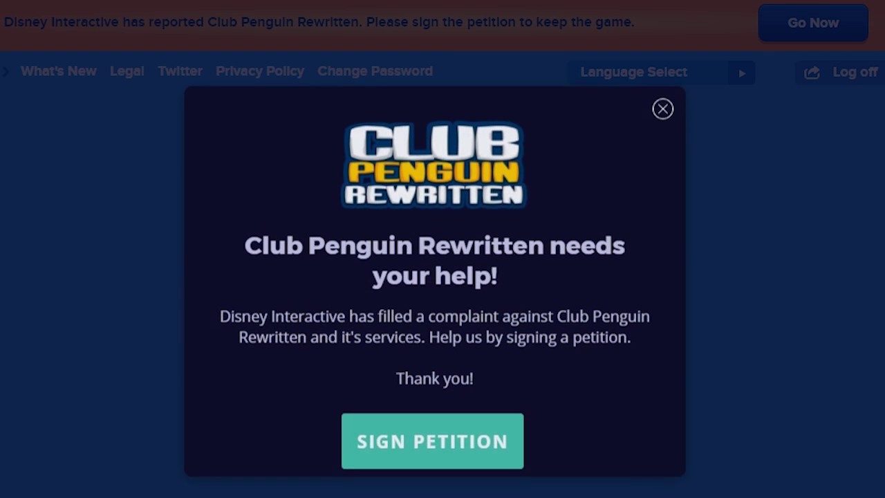Club Penguin Rewritten: How to sign the petition - YouTube