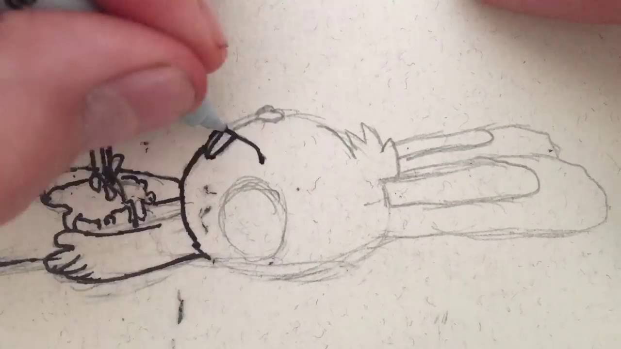 Dead Bunny, Speed Drawing. - YouTube