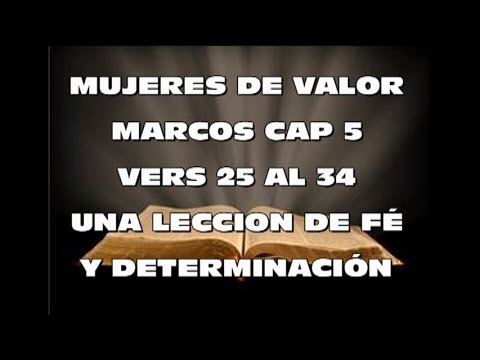 DEVOCIONALES DIARIOS MUJERES DE VALOR Una lección de fe´y determinación ...