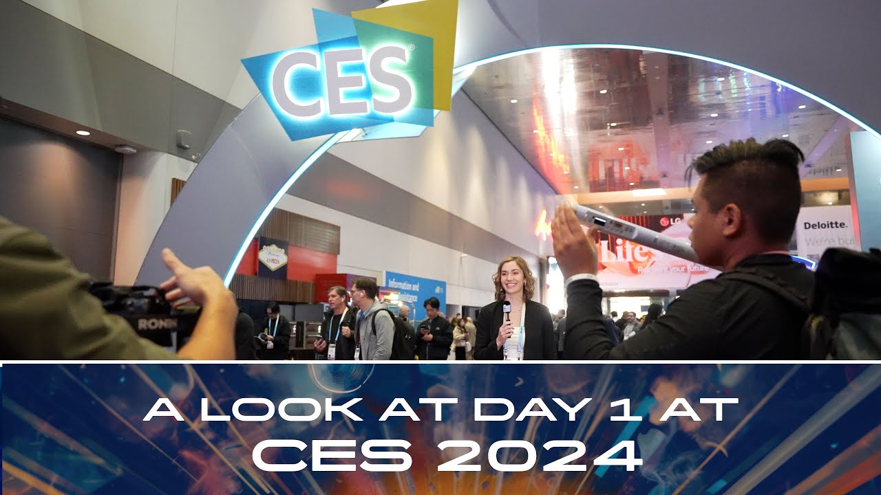 A Look at Day 1 of CES 2024 - YouTube