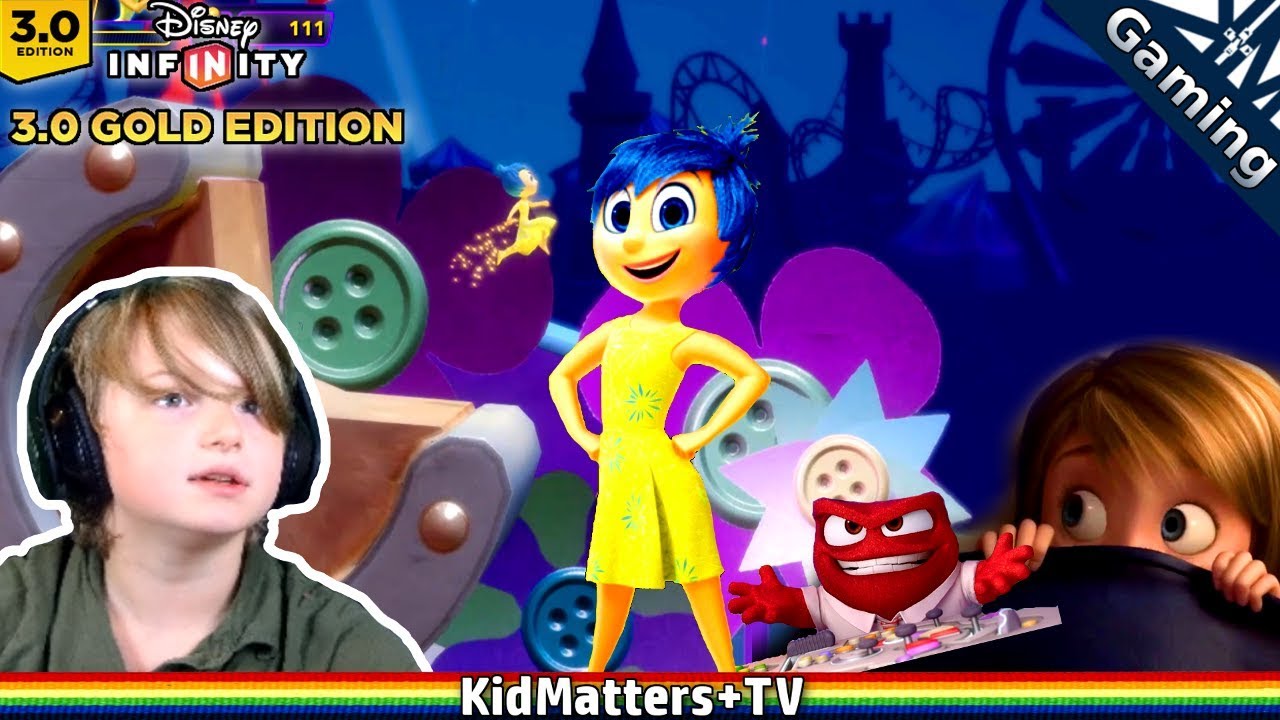 ANGER needs JOY's help! INSIDE OUT PLAYSET | Disney Infinity gameplay ...