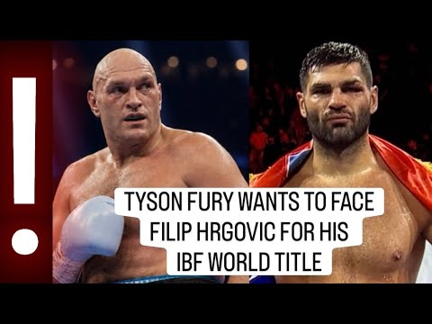 WHAAAAT ‼️ TYAON FURY CALLS OUT FILIP HRGOVIC FOR THE IBF TITLE 