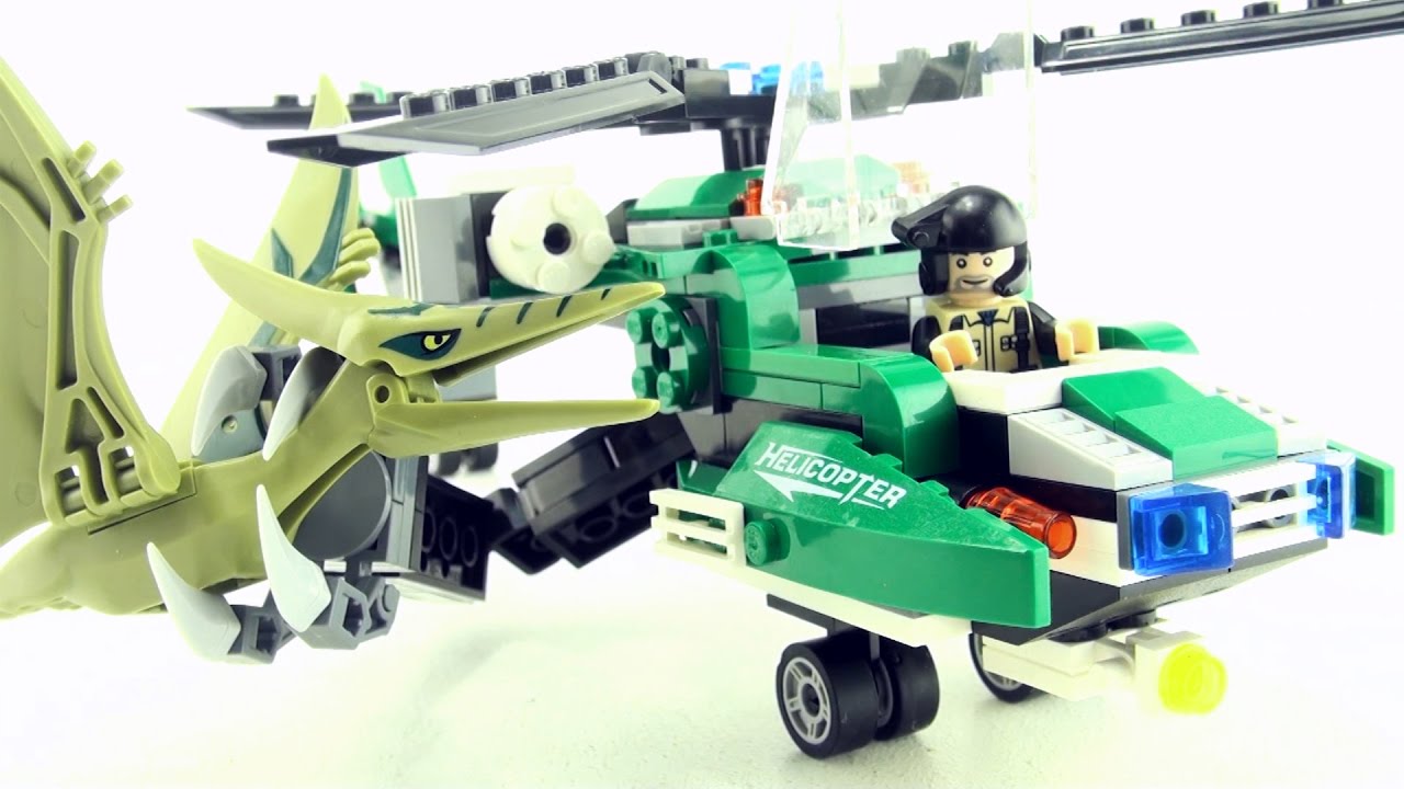 Dino Bricks Pteranodon Helicopter Capture - Lego compatible dinosaur ...