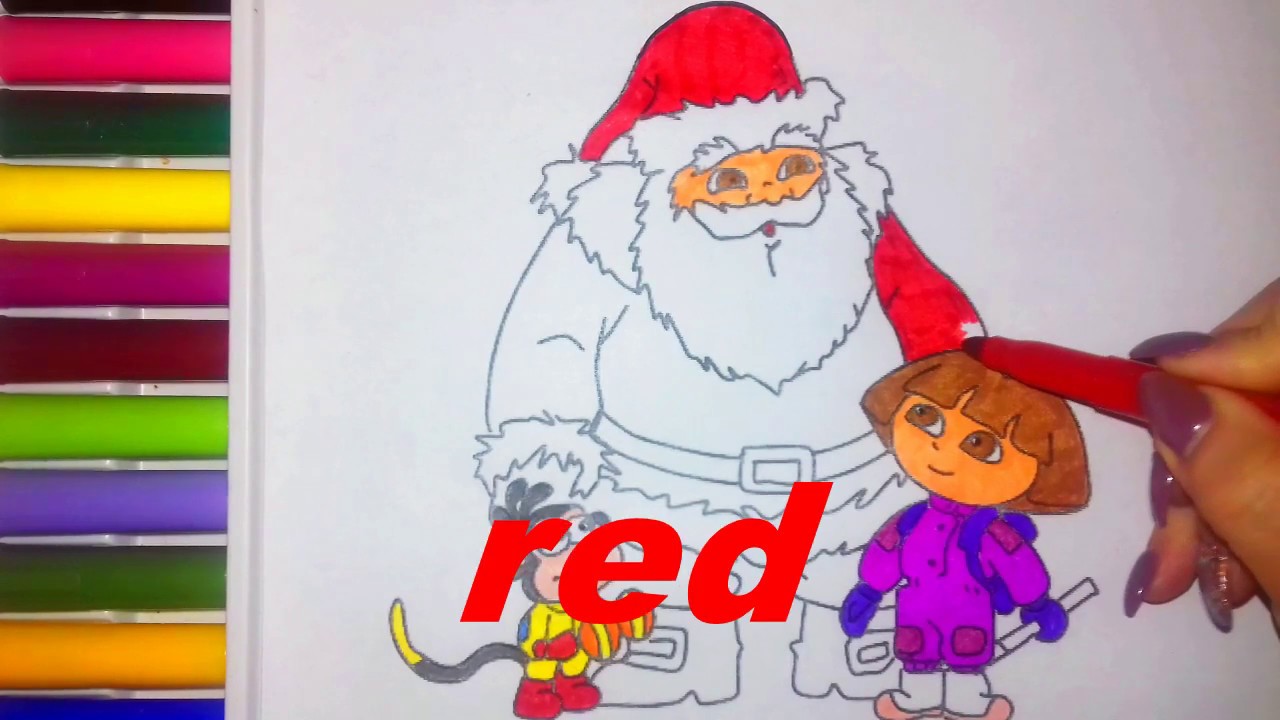 Dora the Explorer//Santa Claus Christmas //Санта-Клаус Рождество ...