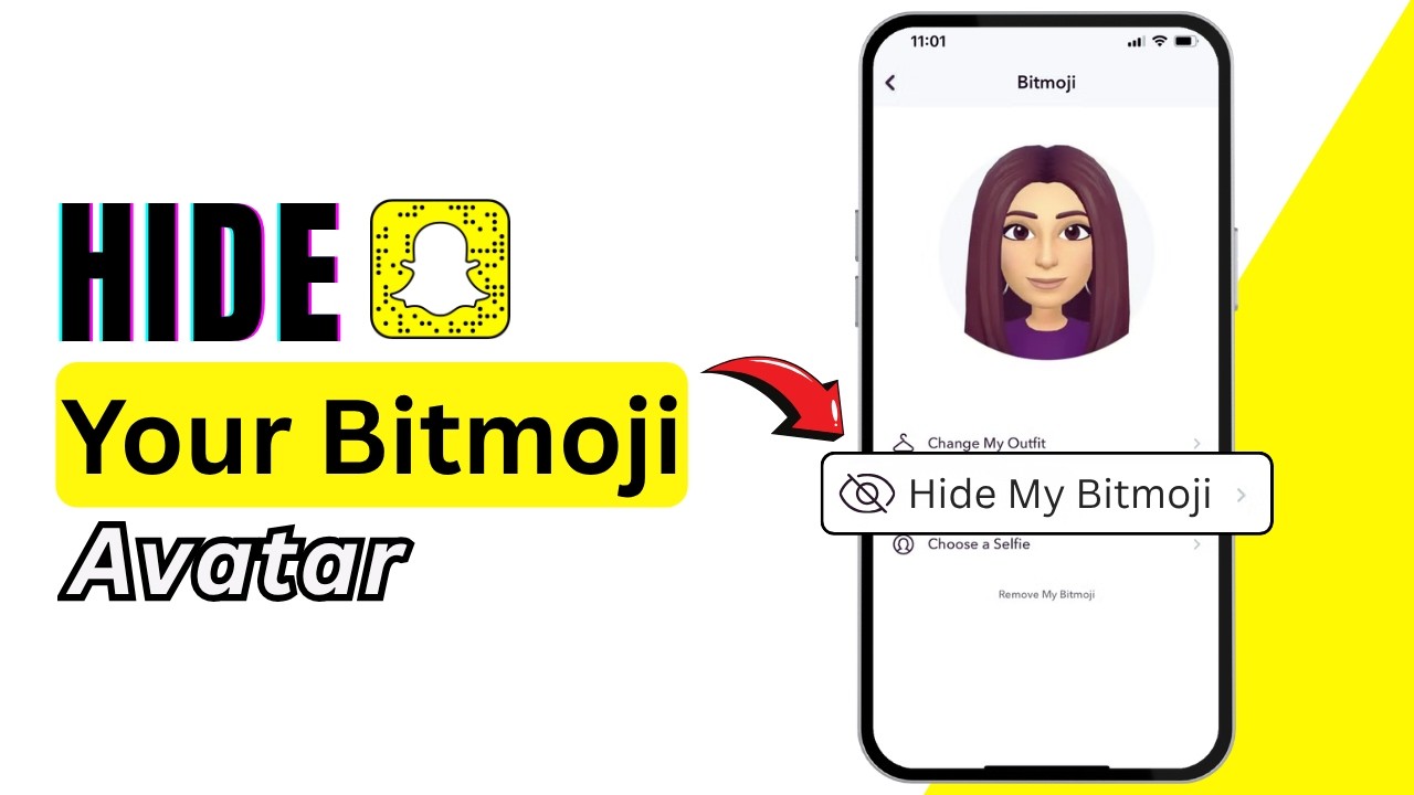How To HIDE BITMOJI AVATAR FROM FRIENDS ON SNAPCHAT | Privacy Settings ...
