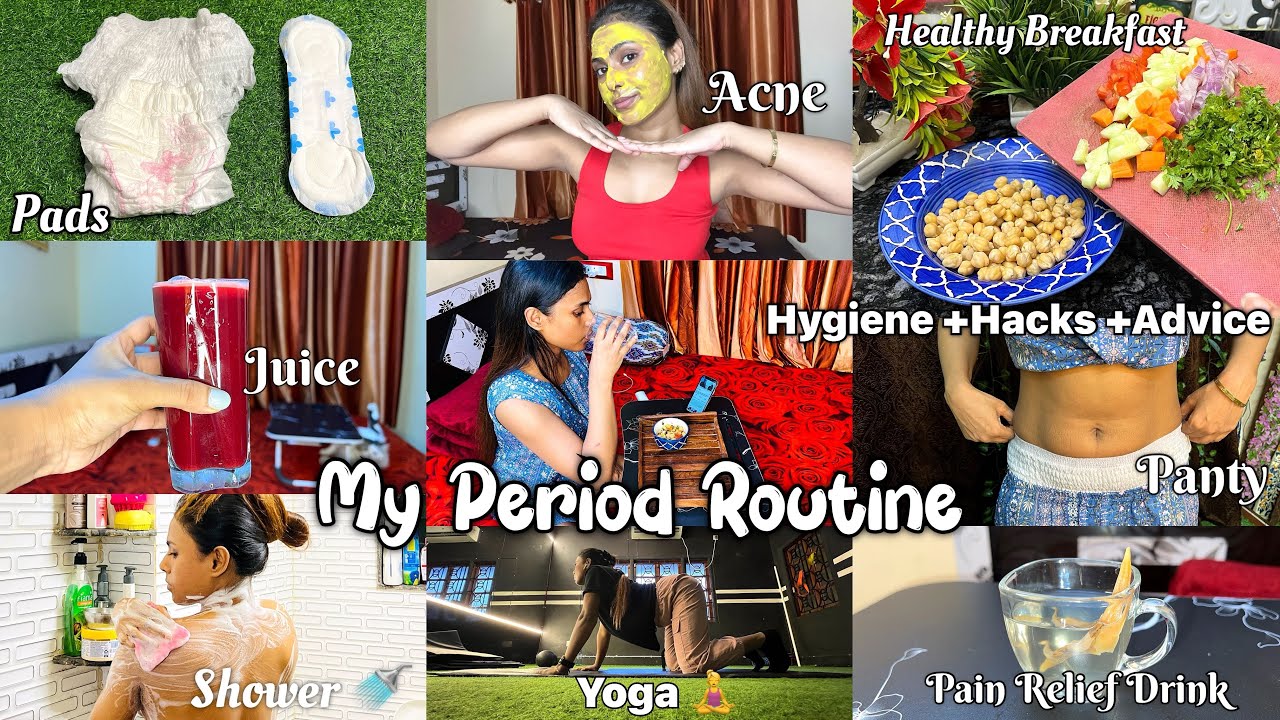 My Period Routine Vlog | Hacks + Advice, Hygiene Tips, Pain + Body ...