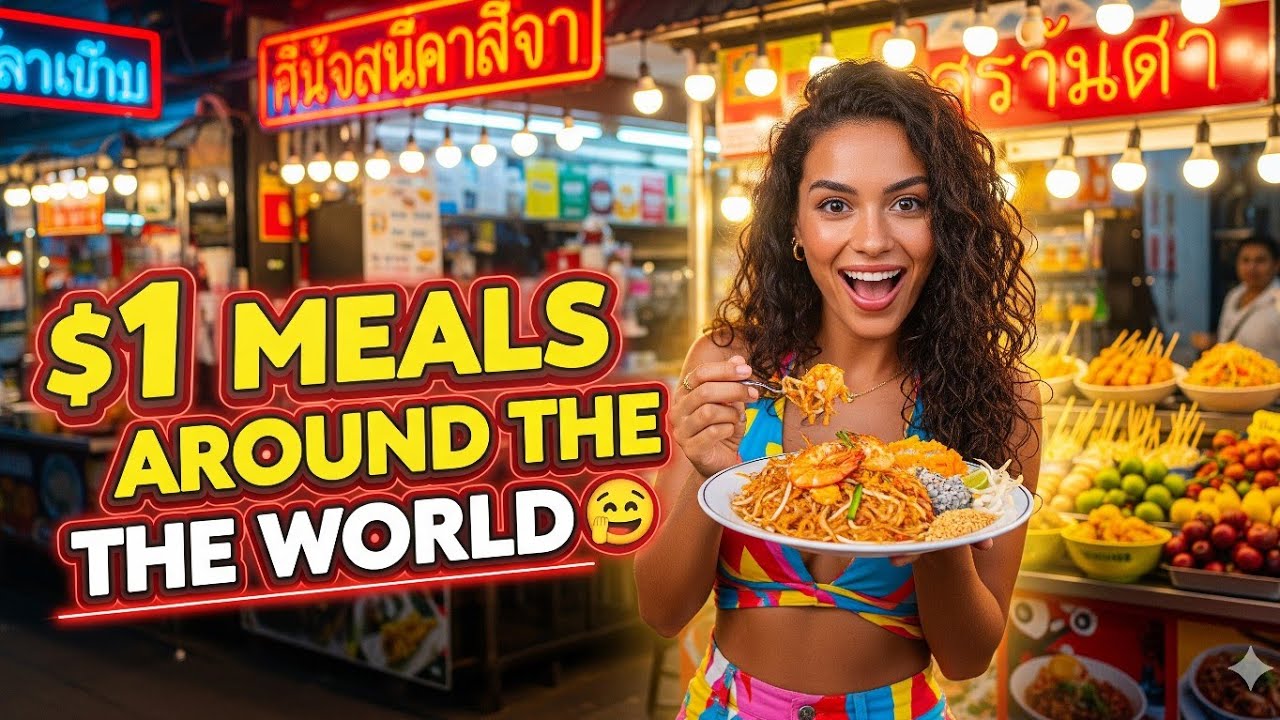 What $1 Buys You in Food Across Different Countries - YouTube