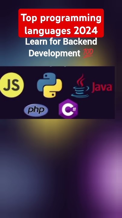 Top 5 Programming Languages to Learn in 2024 #shortsviral #zeenathasanacademy - YouTube