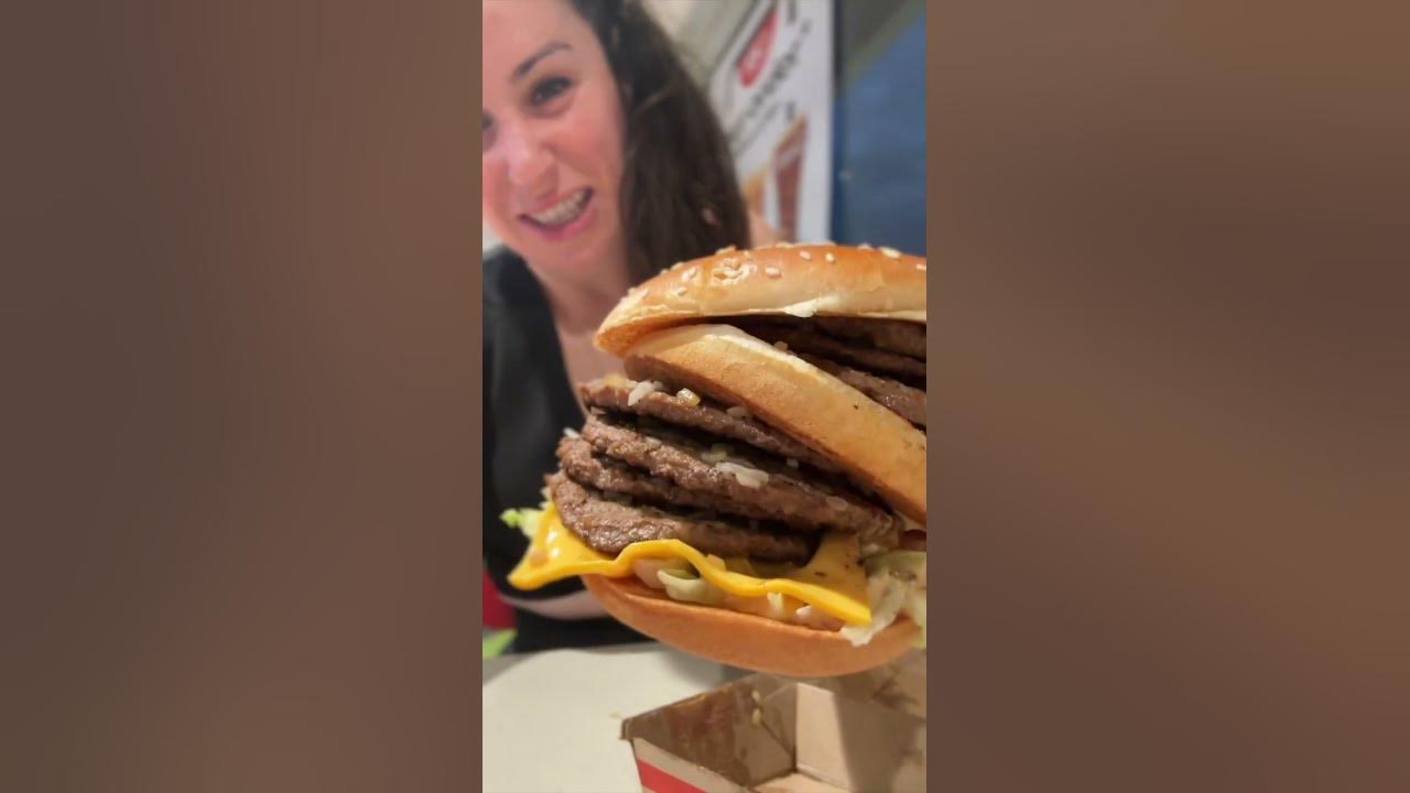 Mcdonalds Quadruple Big Mac - YouTube