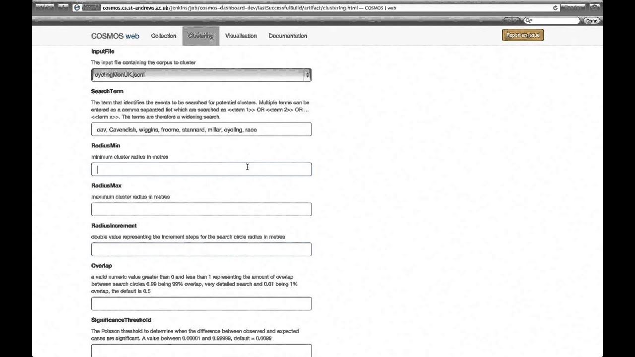 COSMOS GAM tool: Experiment setup - YouTube