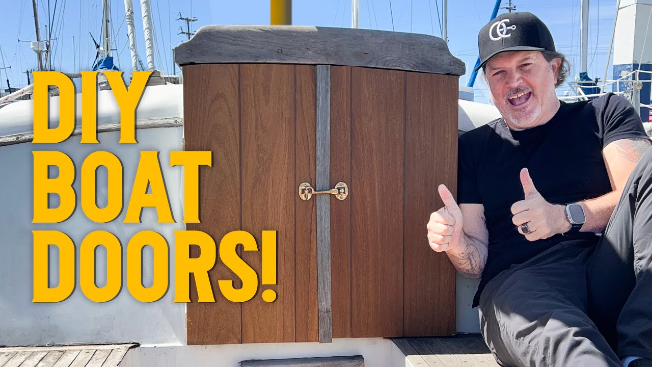 DIY sailboat doors, a new deck floor, new Noco charger, and my boat and ...