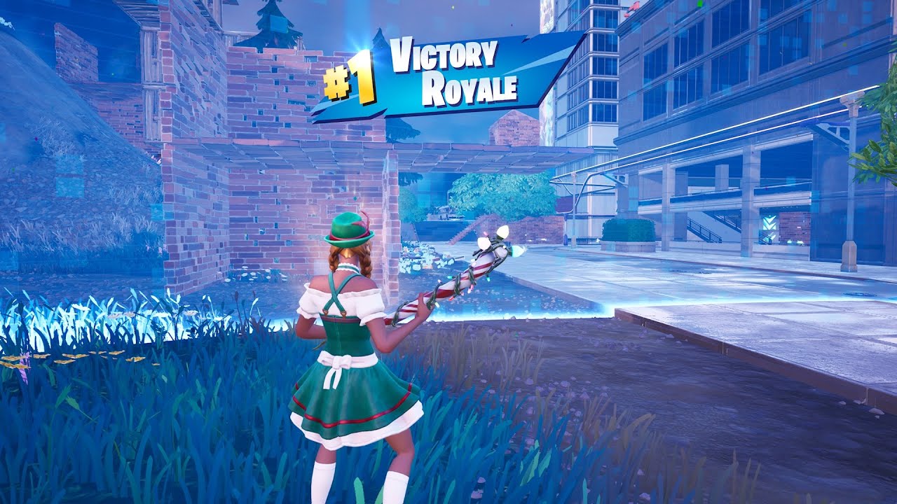 HEIDI SKIN+CANDY AXE PICKAXE GAMEPLAY IN FORTNITE!! #EpicPartner - YouTube