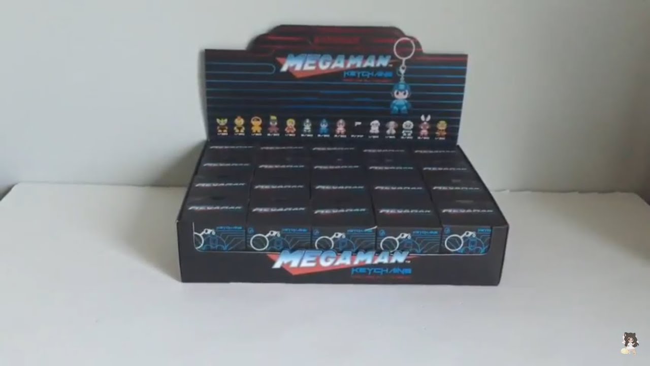 Megaman Keychains Blind Box Full Case & Set | kittentsumsntoys - YouTube
