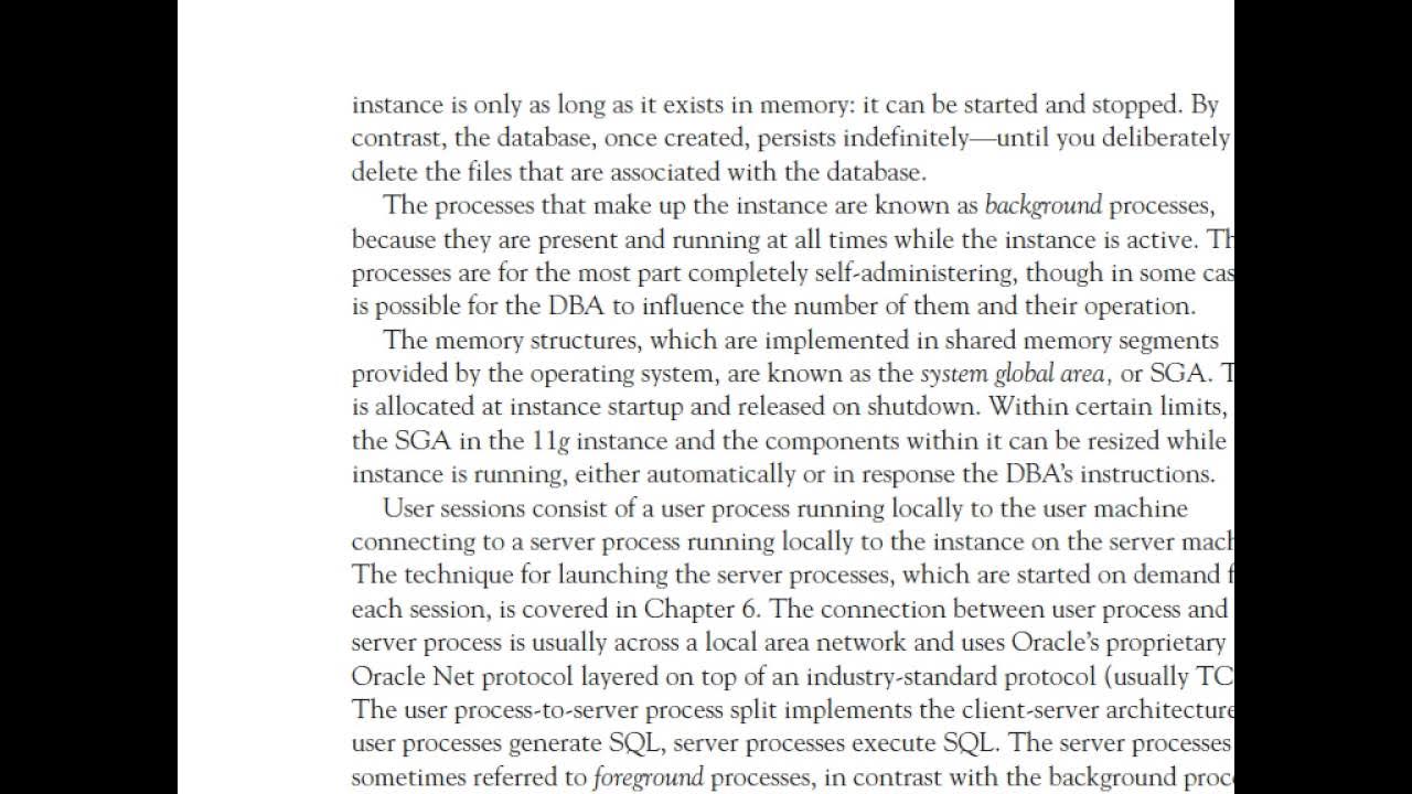 Oracle 11g Dba Bangla Tutorial Ch2 1 Database Architecture Database Management System