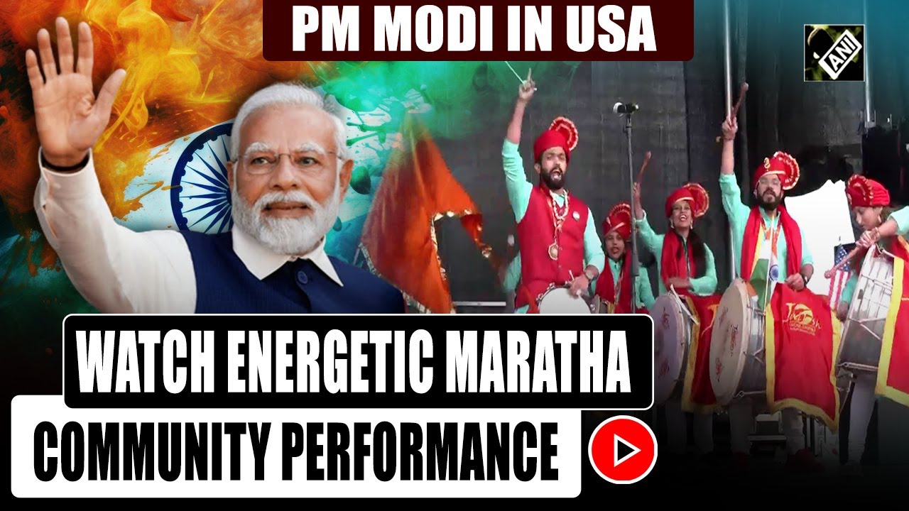 PM Modi to address Indian Diaspora in USA | Energetic Maratha community ...