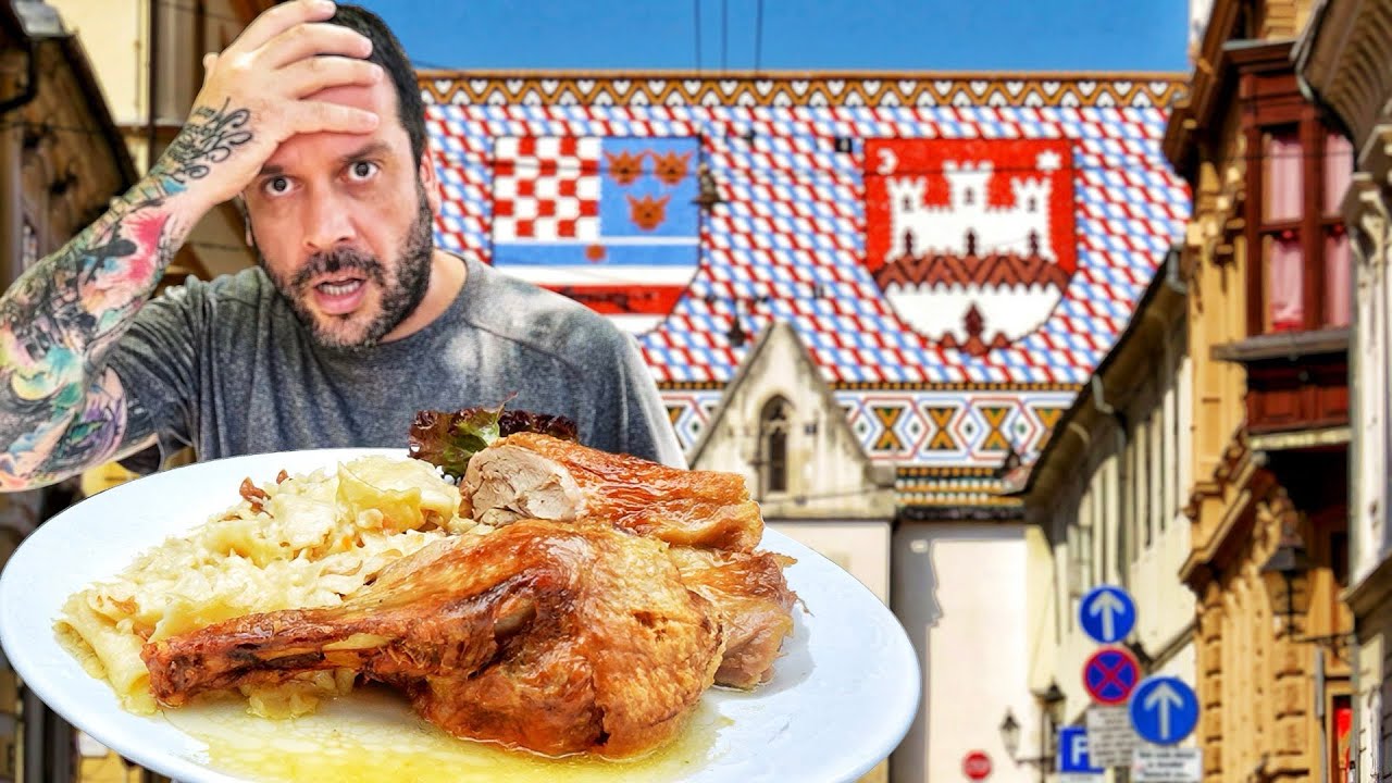 Um dia inteiro provando COMIDAS TÍPICAS na capital da Croácia 🇭🇷 - YouTube