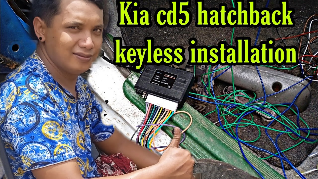 Kia cd5 hatchback keyless entry installation - YouTube