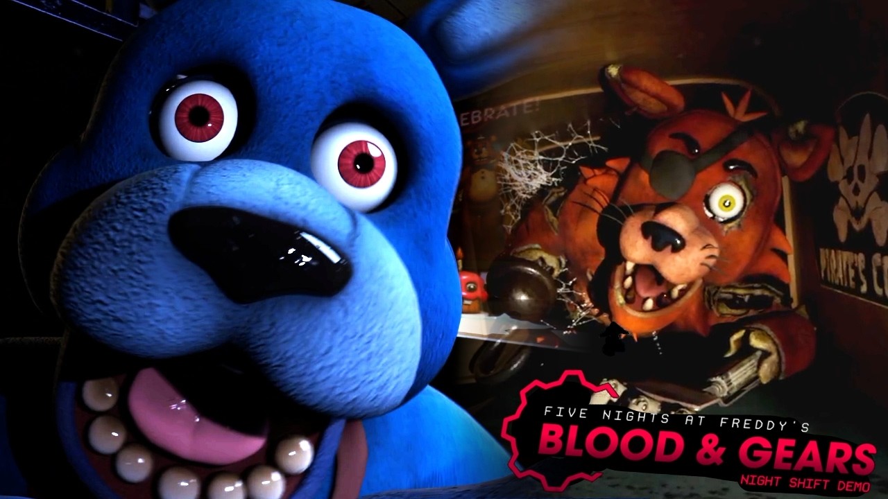 JUGANDO LA NUEVA DEMO DE FIVE NIGHTS AT FREDDY'S:BLOOD & GEARS-[DEMO ...