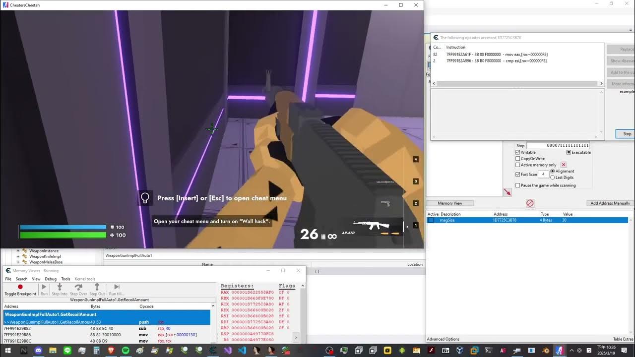 Unity il2cpp Check Ammo Reloadable - YouTube