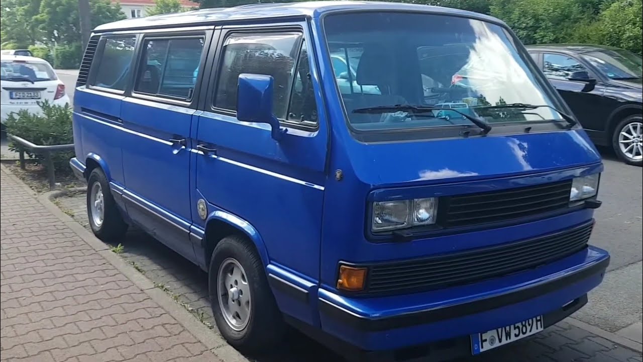 VOLKSWAGEN VW T3 MULTIVAN BLUE STAR HANNOVER EDITION - YouTube