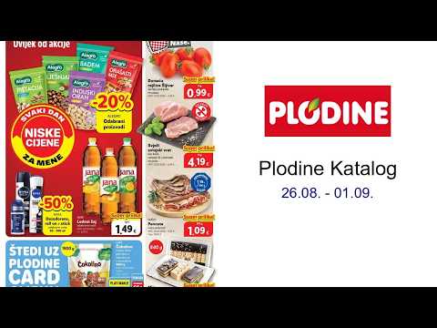 Plodine Katalog 26.08. - 01.09.