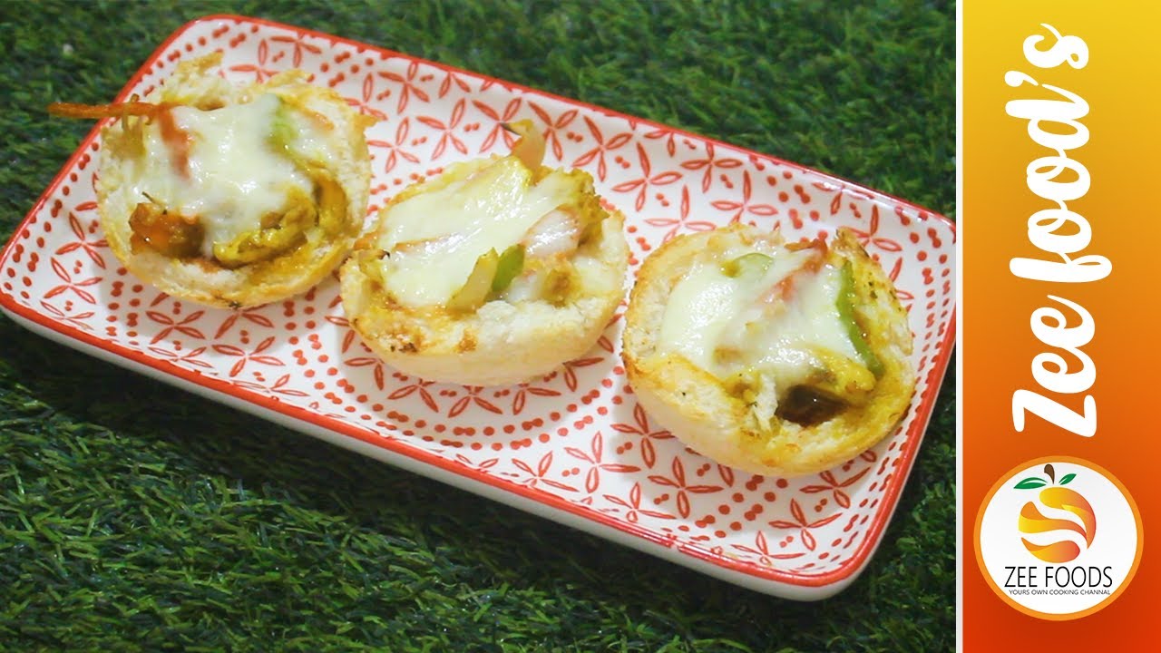 Cheesy Pizza Cup Cakes Recipe By Zee Foods - YouTube