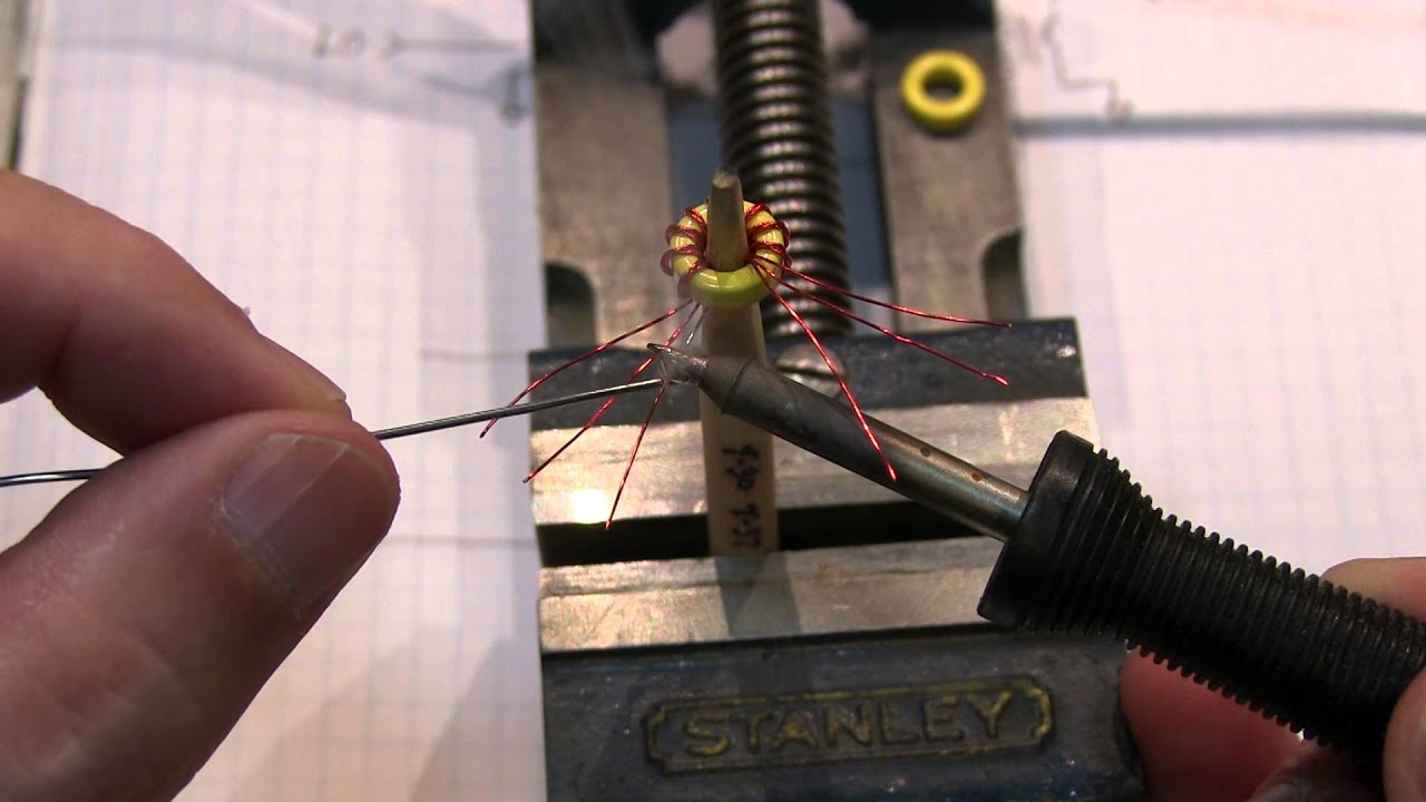 #166: How to wind a trifilar toroid transformer for a diode ring mixer ...