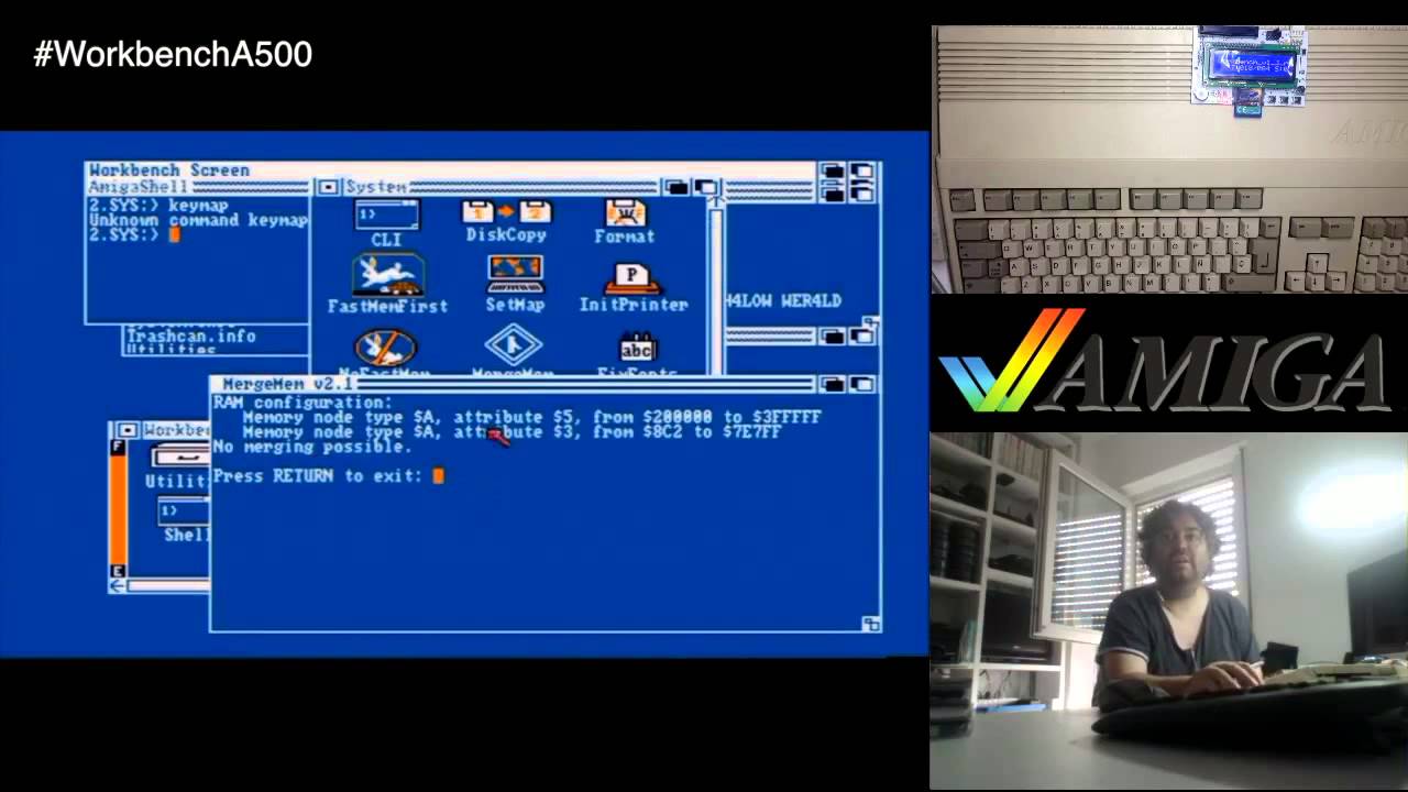 Retro 16 bits: Videotutorial Amiga Workbench 1.3 Amiga500 | 09-10-14 ...