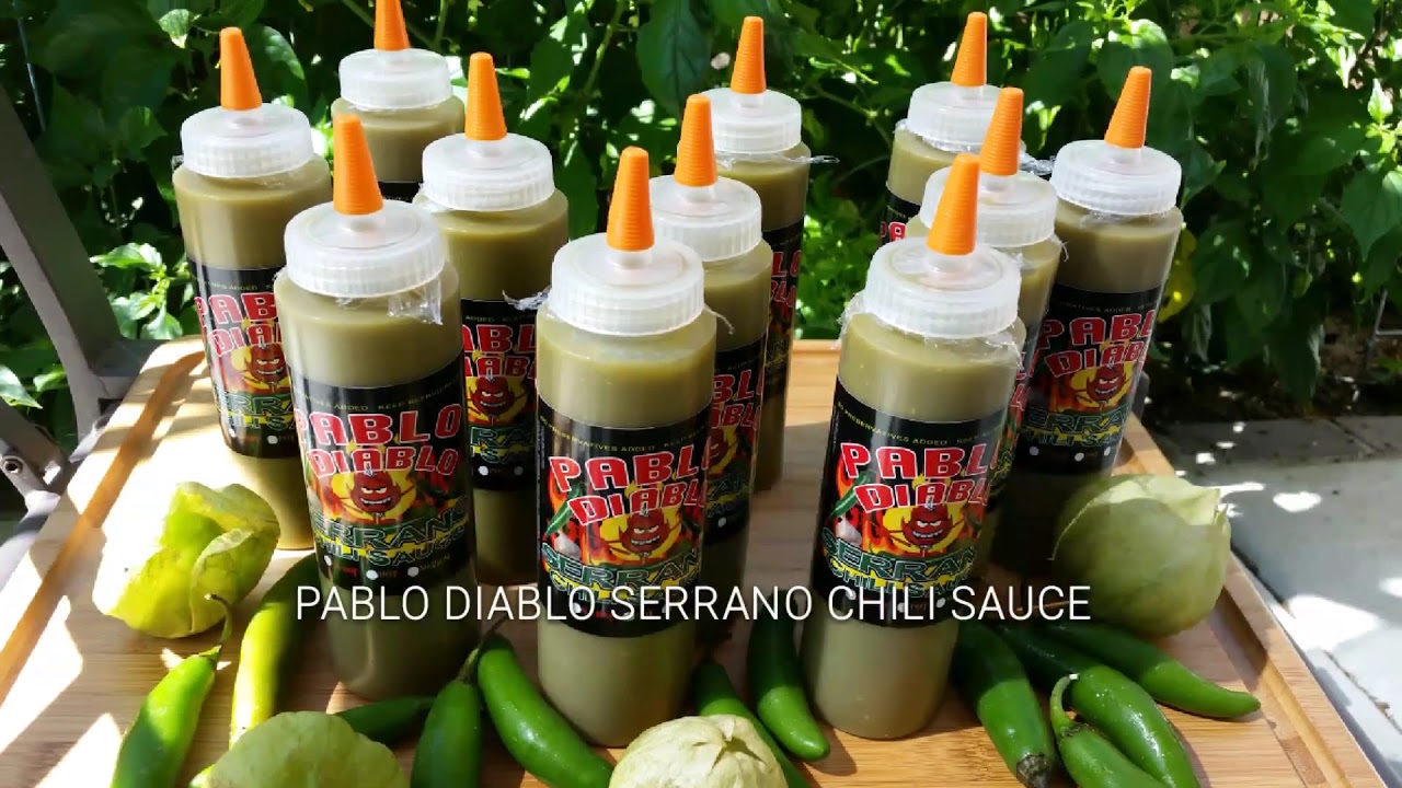 Pablo Diablo Serrano Chili Sauce - YouTube