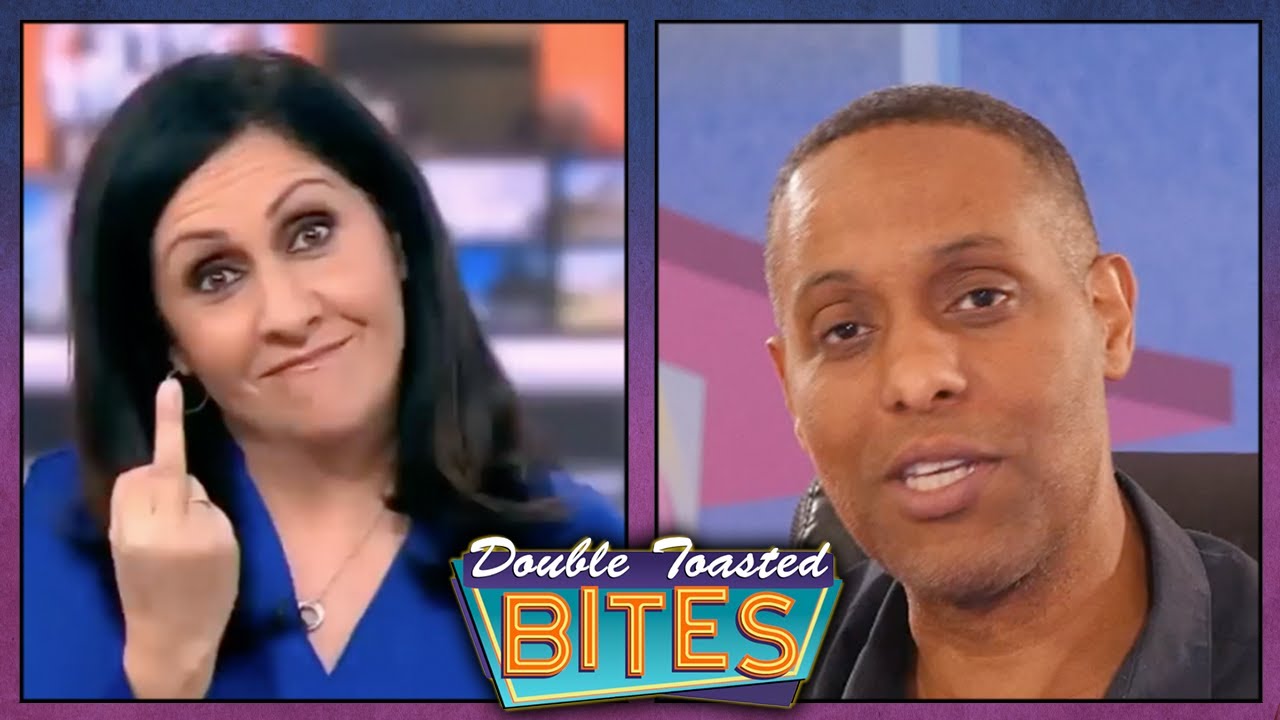 BBC PRESENTER'S MIDDLE FINGER COUNTDOWN GOES VIRAL | Double Toasted ...