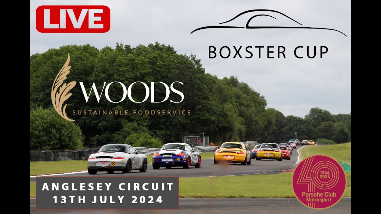 Boxster Cup Live Races - Anglesey 13th July 2024 - YouTube