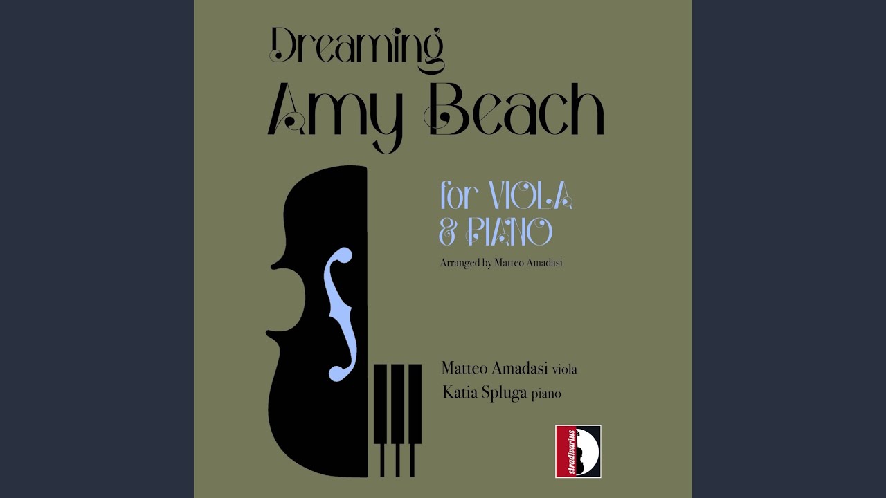 Violin Sonata in A Minor, Op. 34 (Arr. for Viola & Piano by Matteo ...