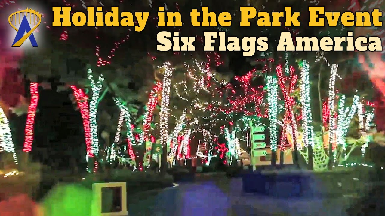 Holiday in the Park Winter Festival at Six Flags America in Bowie ...