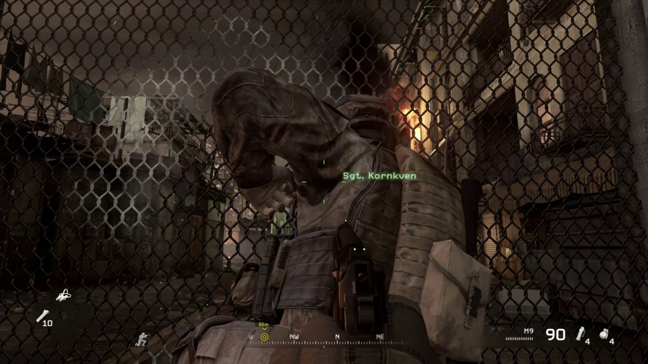 COD Campaign Knife Killing Spree Ruined by Terrorist - YouTube