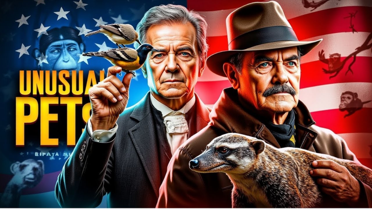 Unusual pets of famous people - YouTube