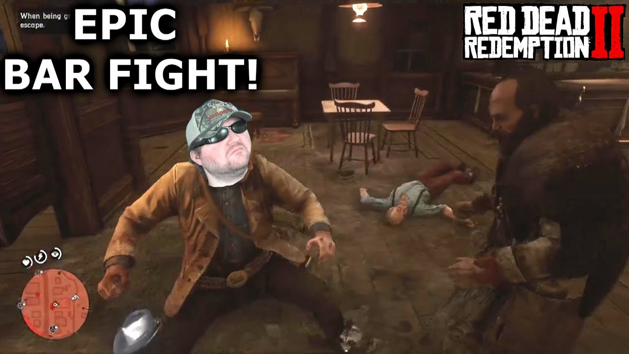 EPIC BAR FIGHT!!! RDR2 (PC Gameplay) (BBT) - YouTube