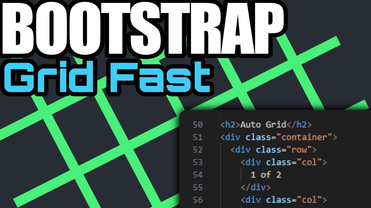 Master the Bootstrap Grid in 3 Minutes! (Install & Layout Basics) - YouTube