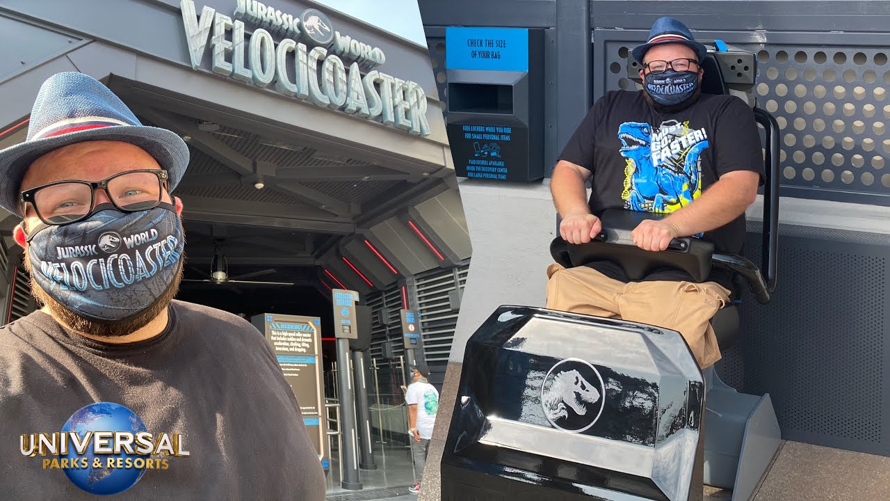 VelociCoaster Passholder Preview | Testing The Seats & Riding Front Row ...