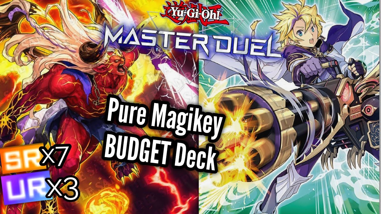 NEW Magikey Support BUDGET Deck Profile Yugioh! Master Duel [7SR/3UR ...