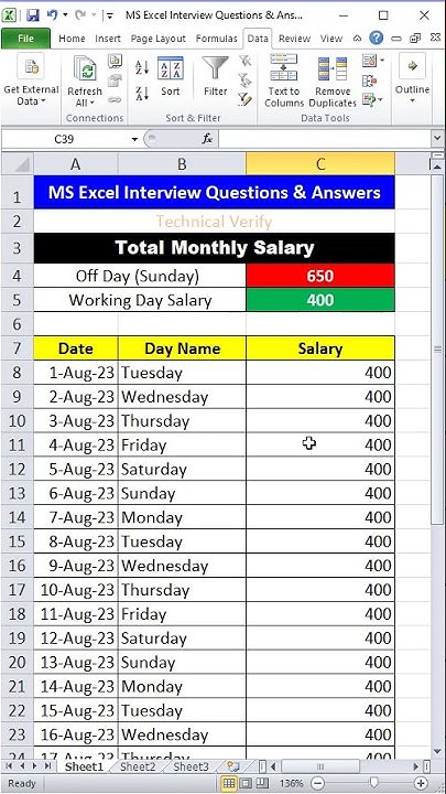MS Excel Interview Question and answer 🤔 #msexcel #interview #shorts - YouTube