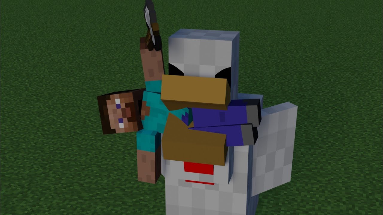 Steve Vs Chicken | Steve Survives In Flat World 7 (Minecraft Animation ...