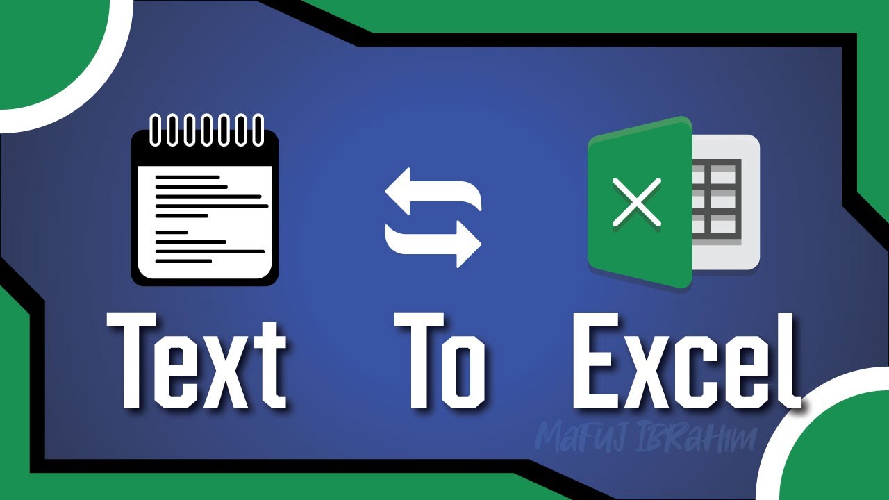 How To Convert Text File To Excel mafujibrahim YouTube how-to-convert-text-file-to-excel-mafujibrahim-youtube