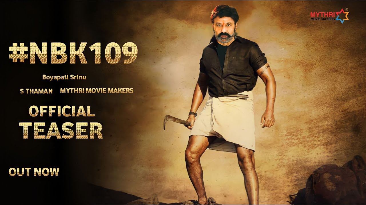 NBK 109 - Balakrishna Intro First Look Teaser | Mokshagna , Boyapati ...