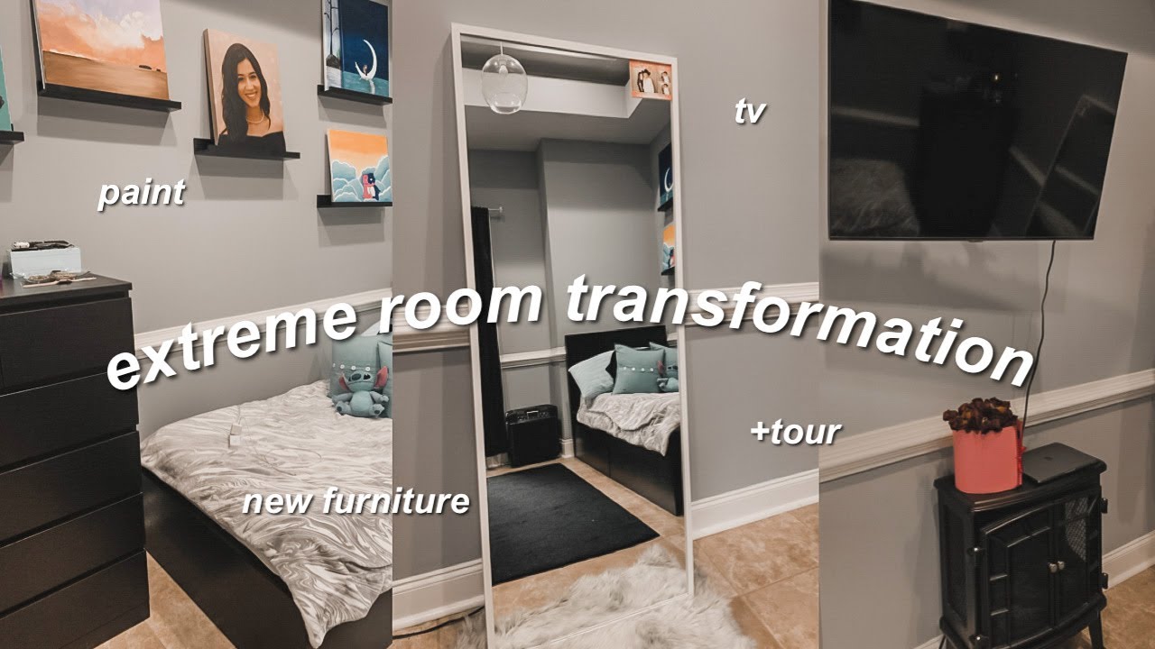 extreme room transformation + tour 2021 - YouTube