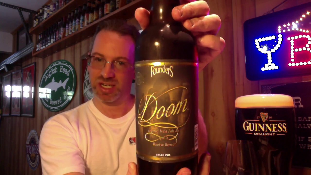 Founders Doom (Barrel-aged IPA), Review #265 - YouTube