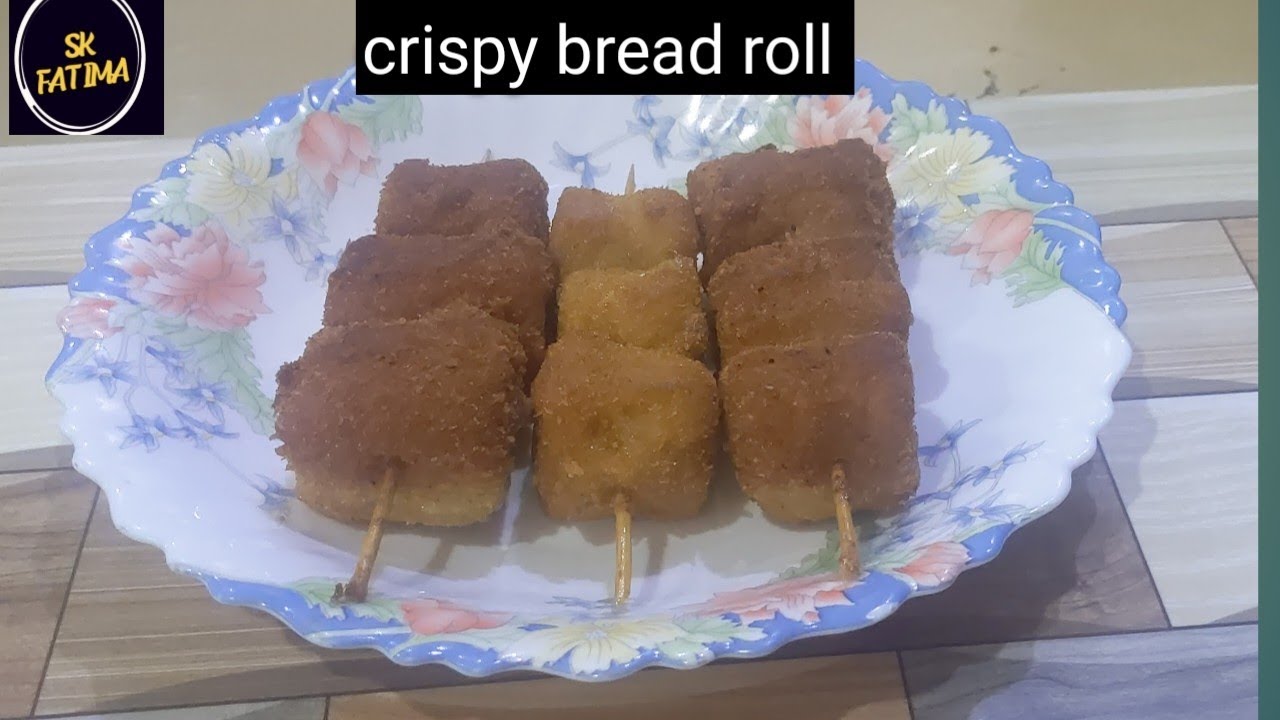 crispy bread roll| by sk Fatima|Bread roll banane ka tarika - YouTube