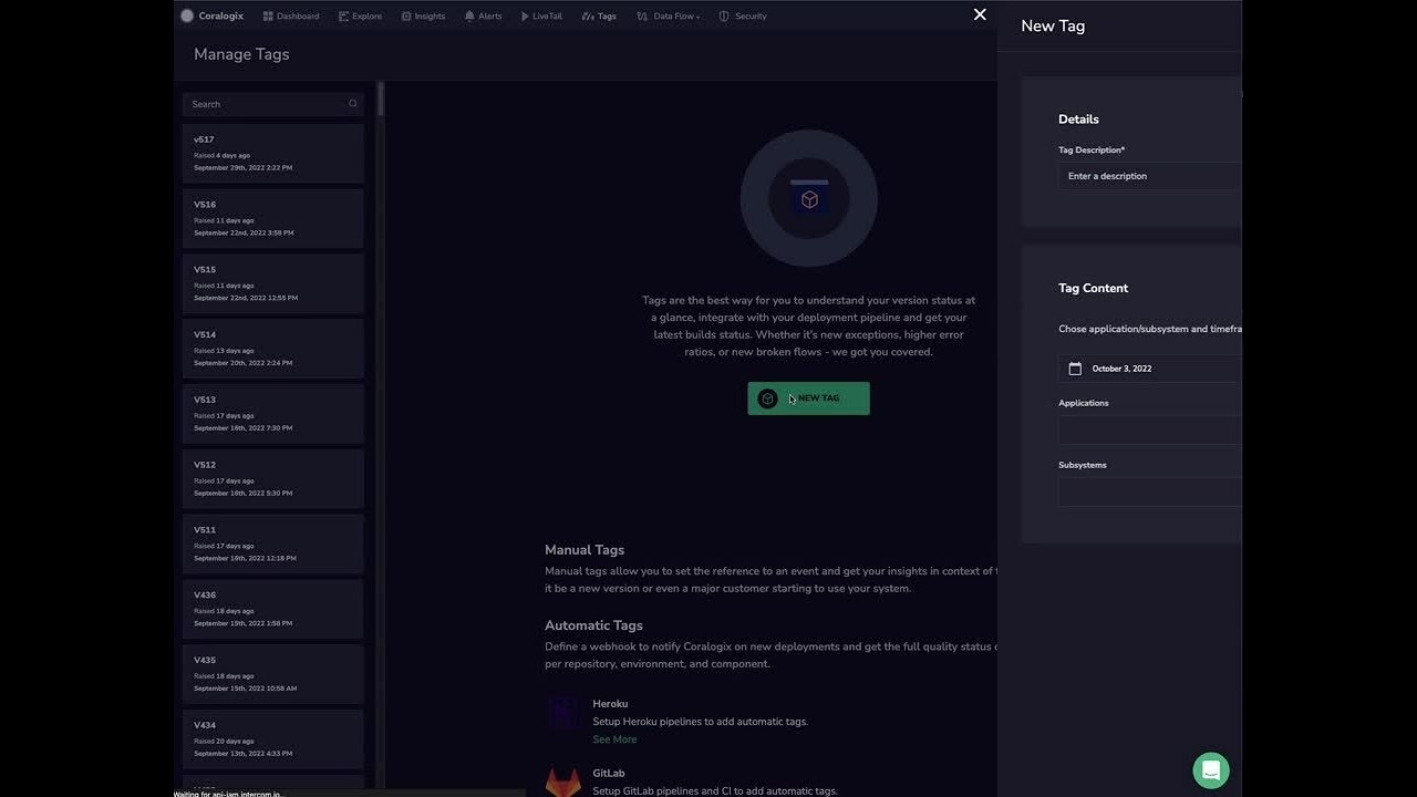 Tagging Dashboard Overview - YouTube