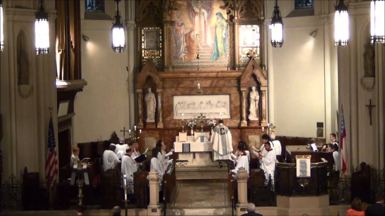 Rogation Sunday Litany Hymn and Introit @ St. John's Detroit - YouTube
