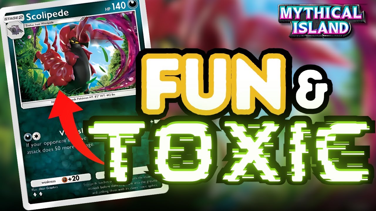 INSANE 130 Poison Damage With SCOLIPEDE In Pokemon TCG Pocket - YouTube